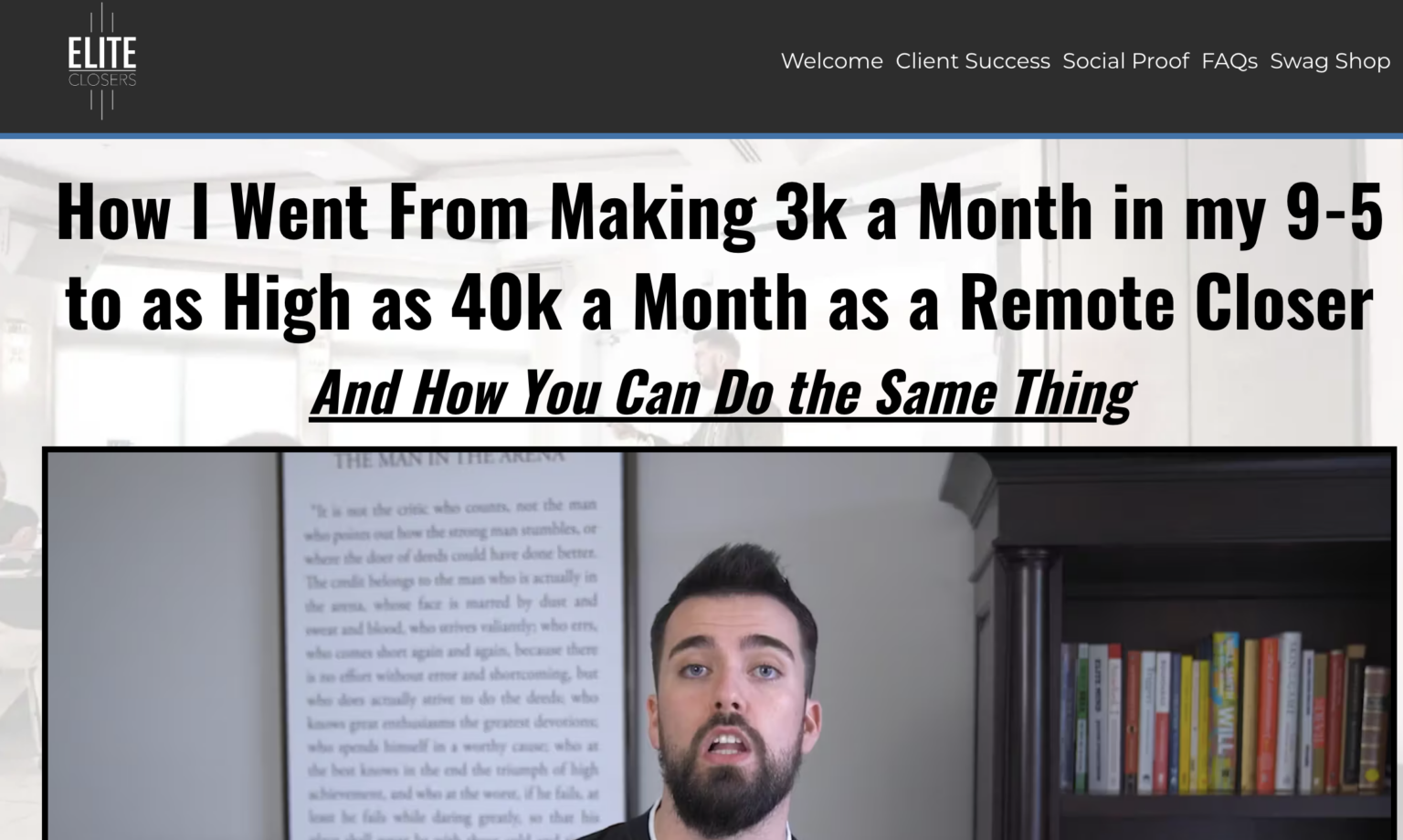 Elite Closers Review: Is Gentry Chidester a Scam?