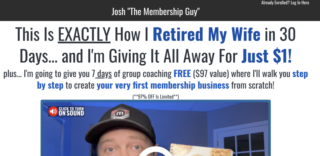 Josh Rasmussen’s Membership Guy Review: Scam or Legit?